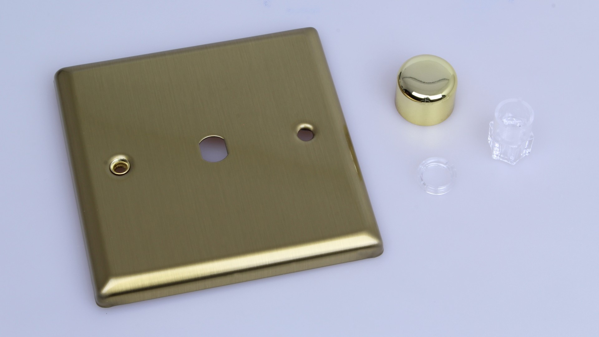 Varilight Matrix Urban Brushed Brass Polished Brass Knob - The Factory ...