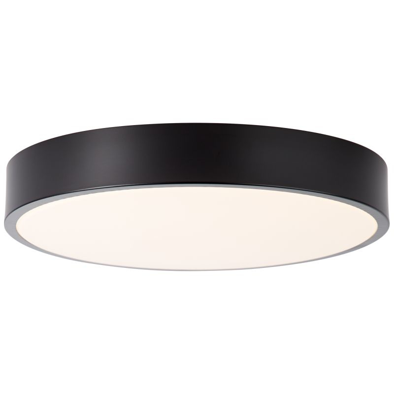 Slimline LED 33CM Warm White Black - The Factory Shop - Poole Lighting