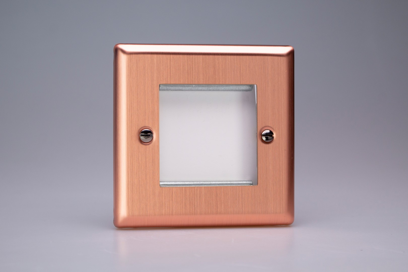 Varilight Urban DataGrid Plate (2 Grid Spaces) Brushed Copper - The ...