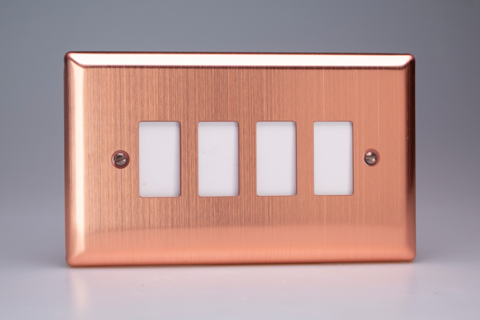 Varilight Urban 4-Gang PowerGrid Plate including Yoke (Twin Plate ...