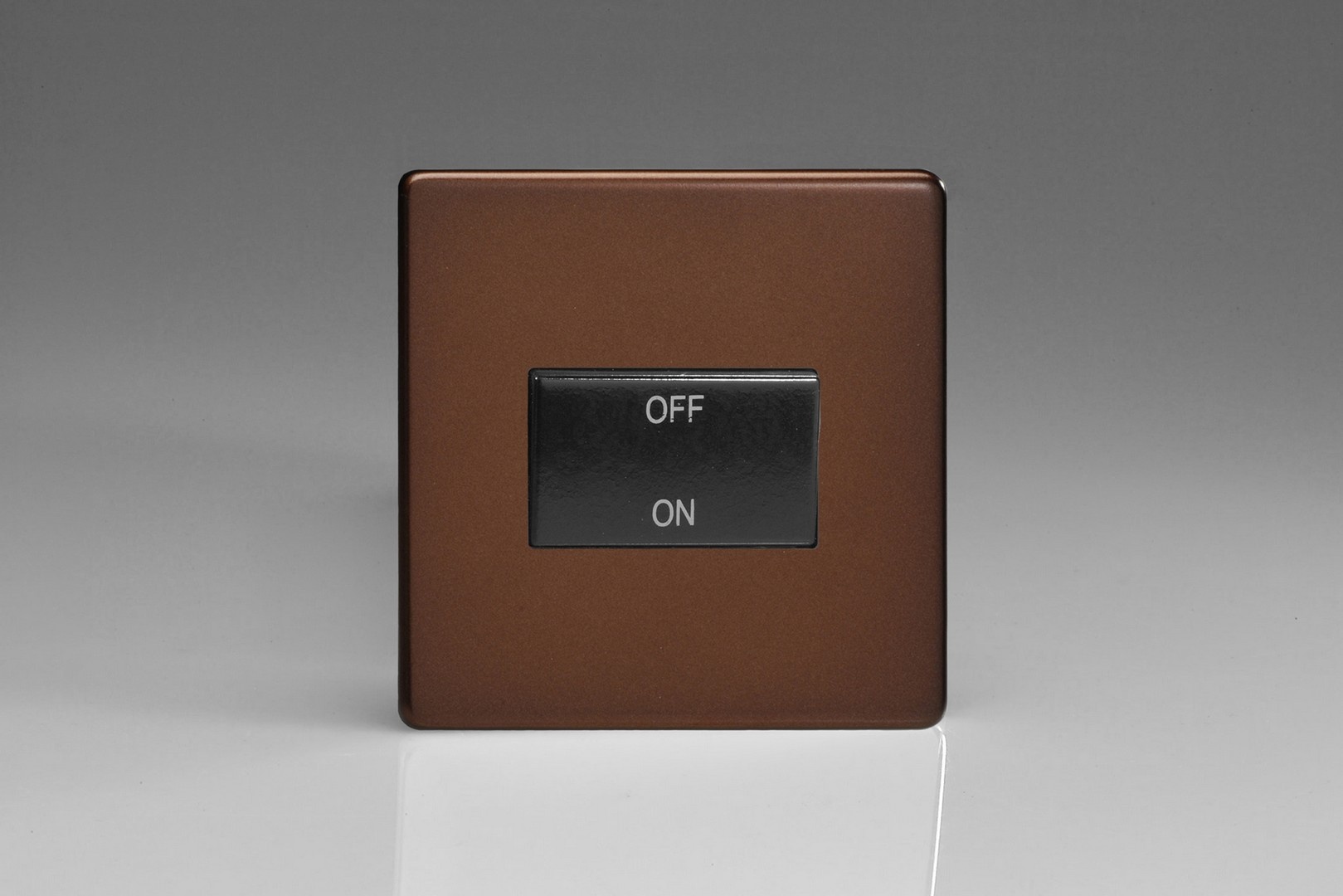 Varilight Screwless 10A Fan Isolating Switch (3 Pole) Black Mocha Black ...