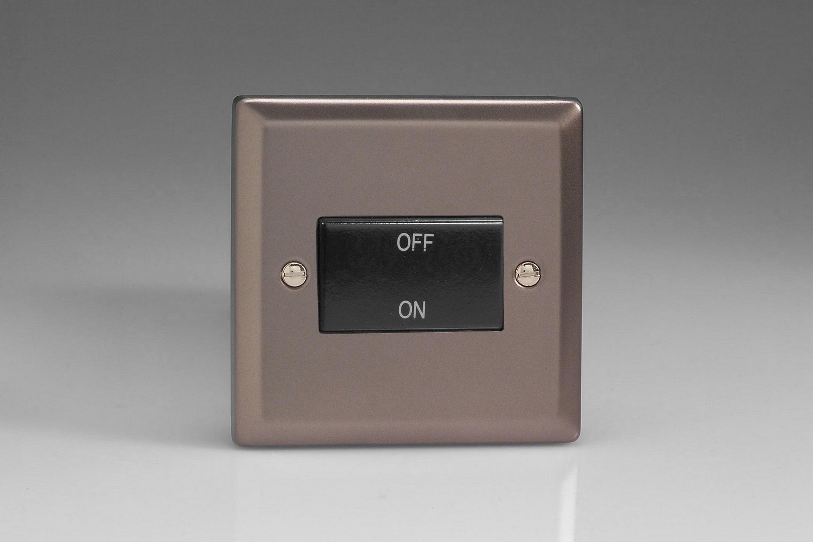 Varilight Classic 10A Fan Isolating Switch (3 Pole) Black Pewter Black ...