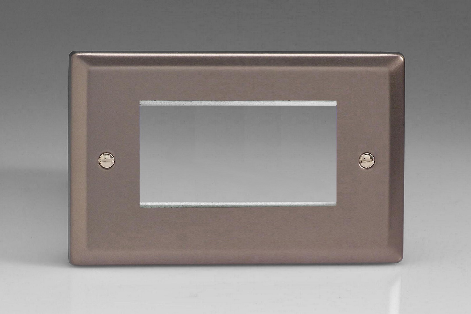 Varilight Classic DataGrid Twin Plate (4 Grid Spaces) Pewter - The ... Varilight Classic DataGrid Twin Plate (4 Grid Spaces) Pewter - The ...