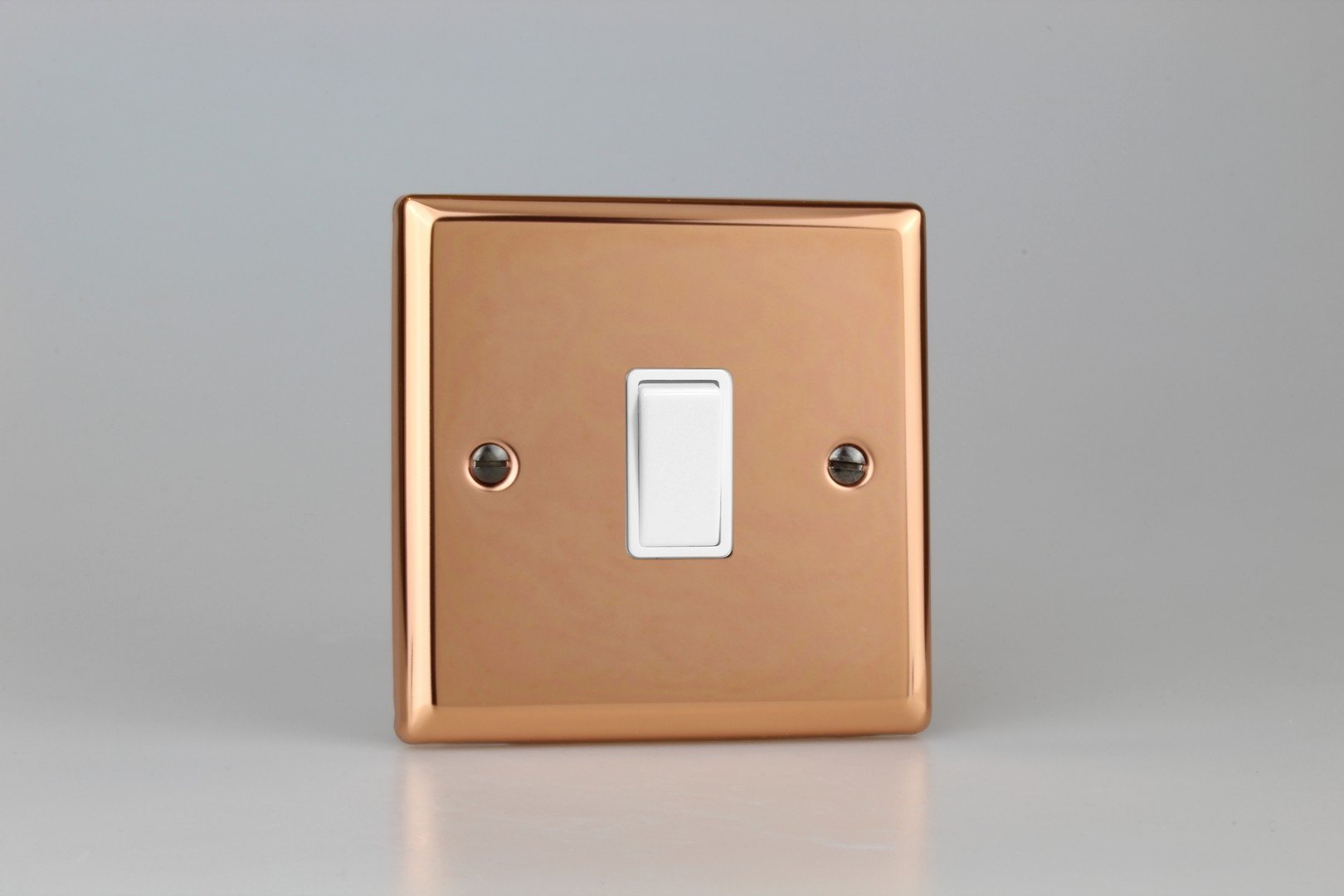 Varilight Urban 1-Gang 20A Double Pole Rocker Switch White Polished ...