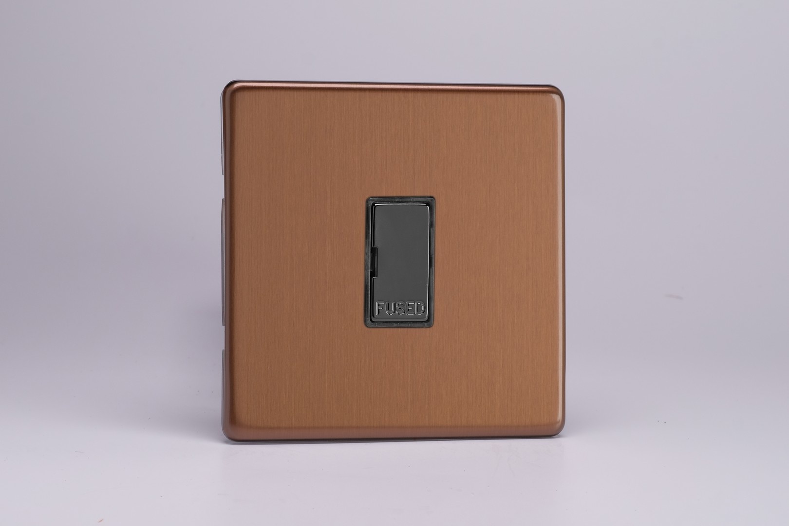 Varilight Urban Screwless 13A Unswitched Fused Spur Decorative Brushed ...