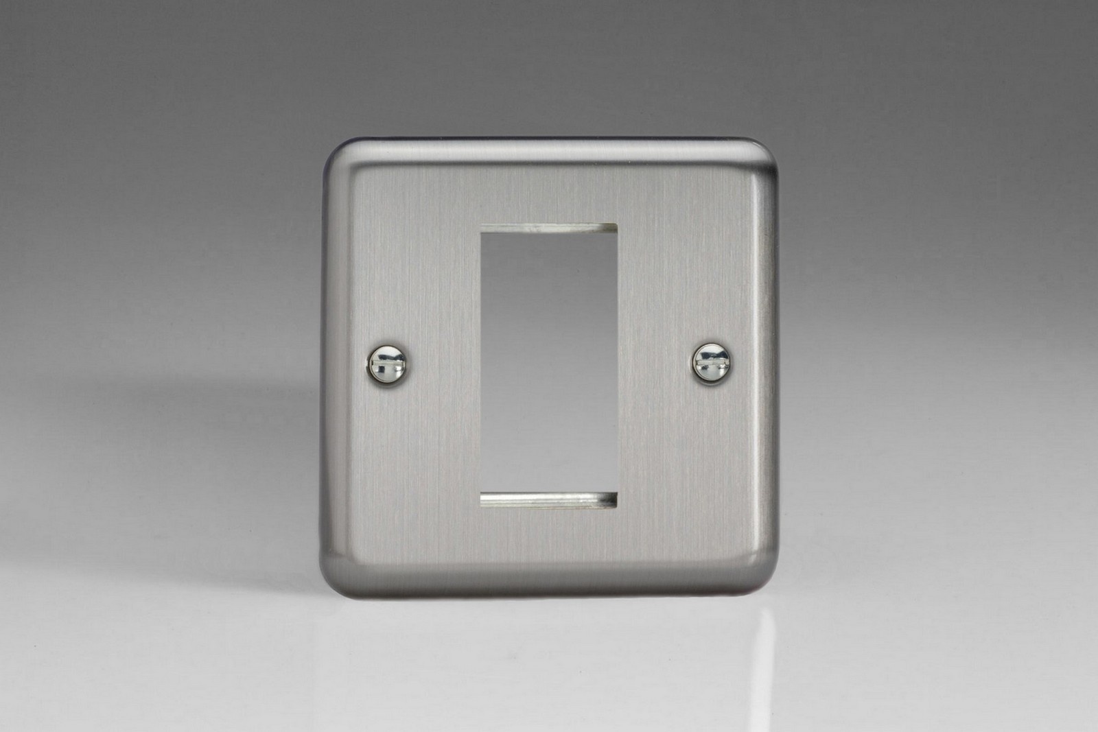 Varilight Classic DataGrid Plate (1 Grid Space) Matt Chrome - The ... Varilight Classic DataGrid Plate (1 Grid Space) Matt Chrome - The ...