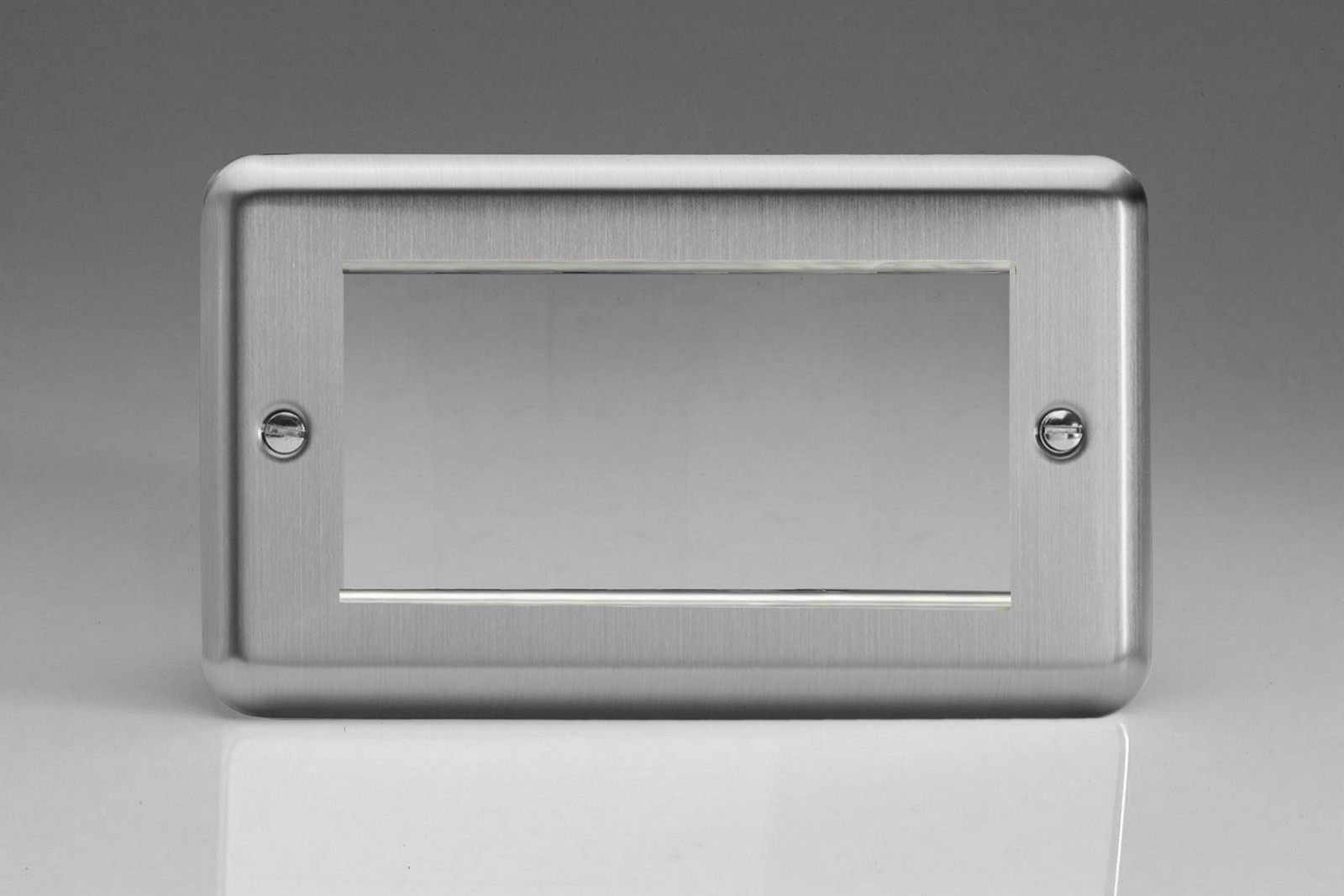 Varilight Classic DataGrid Twin Plate (4 Grid Spaces) Matt Chrome - The ...