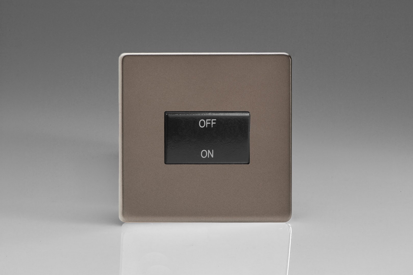 Varilight Screwless 10A Fan Isolating Switch (3 Pole) Black Pewter ...