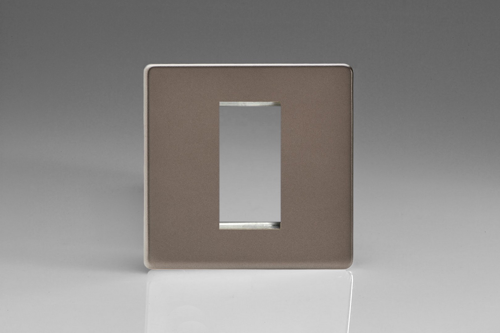 Varilight Screwless DataGrid Plate (1 Grid Space) Pewter - The Factory ...