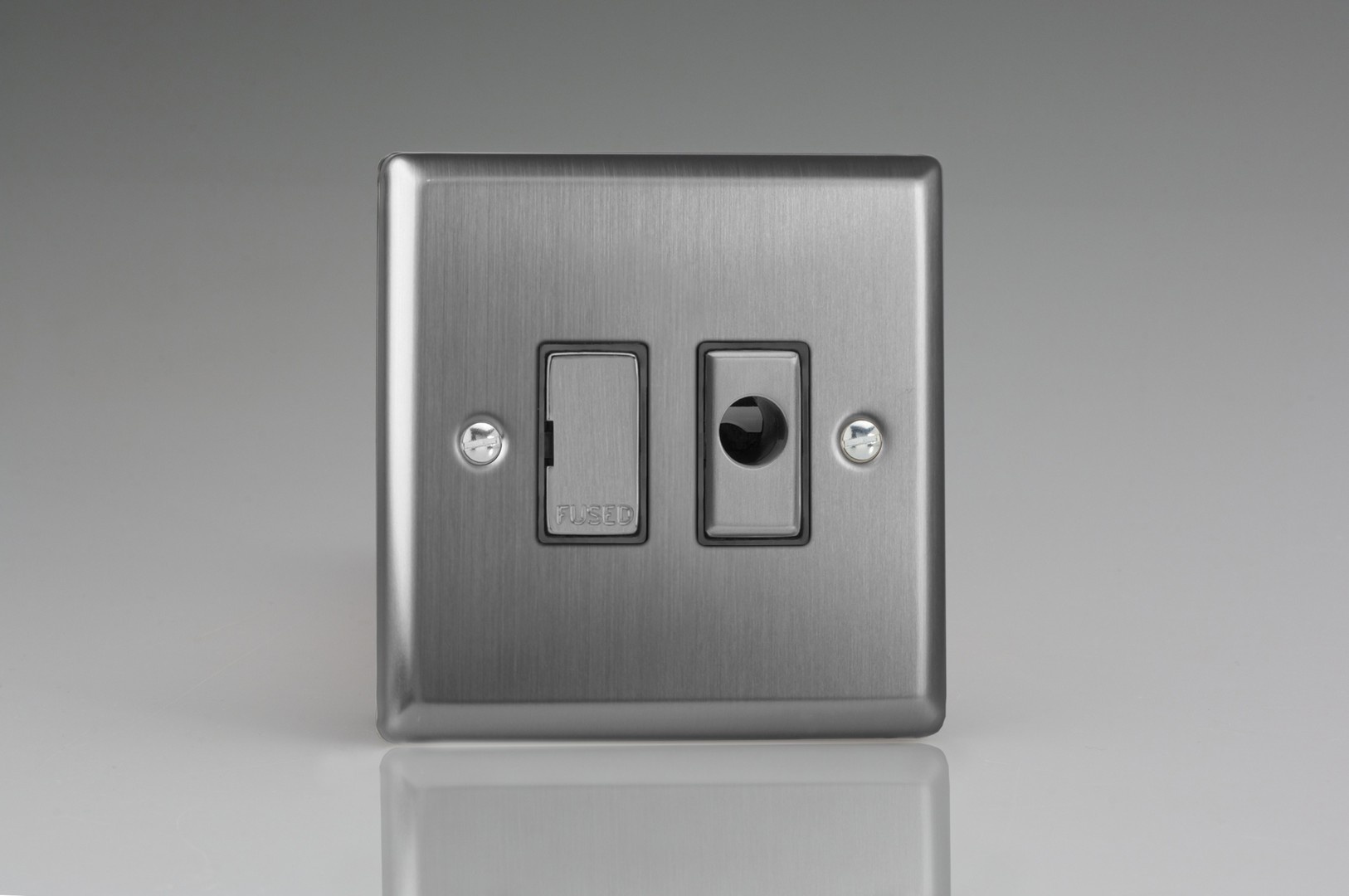 Varilight Classic 13A Unswitched Fused Spur + Flex Outlet with Metal ...