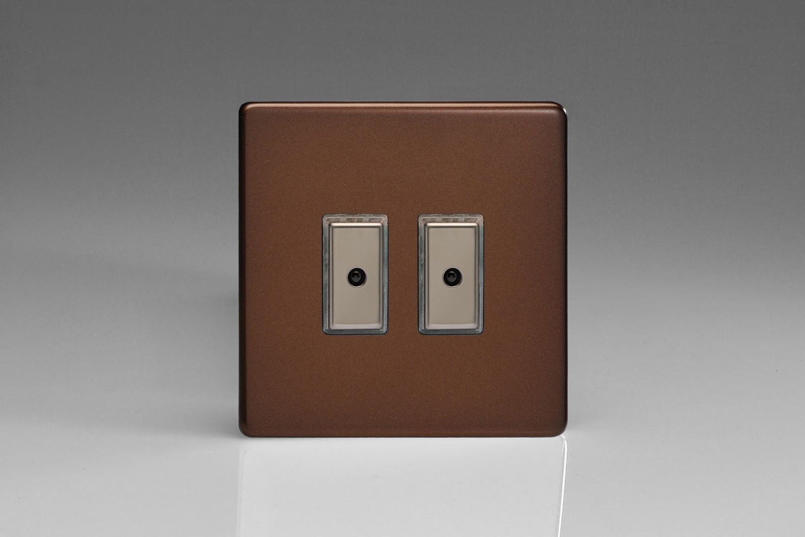 Varilight Screwless 2-Gang 1-Way V-Pro Multi-Point Remote/Tactile Touch ...