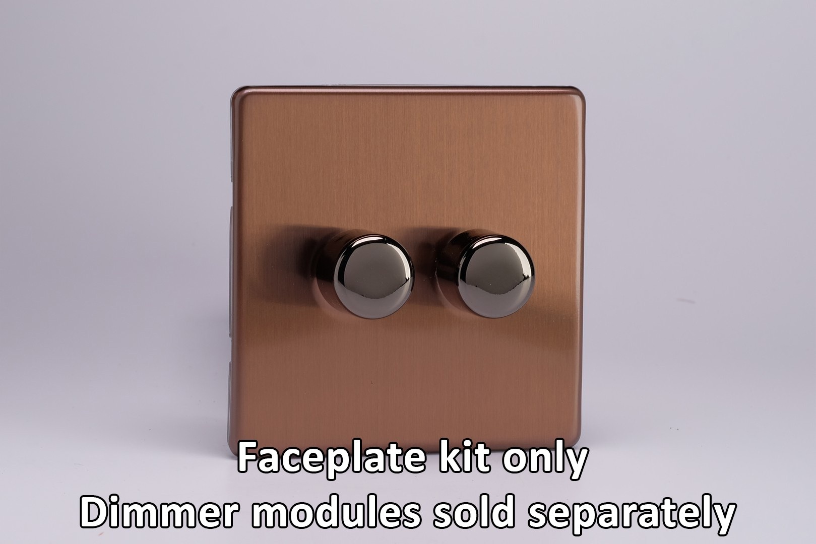 Varilight Urban Screwless 2-Gang Matrix Kit For Rotary Dimmers Matrix ...