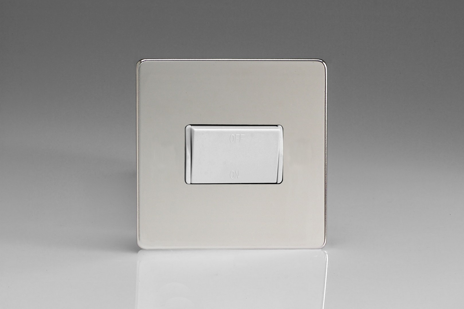 Varilight Screwless 10A Fan Isolating Switch (3 Pole) White Polished ...