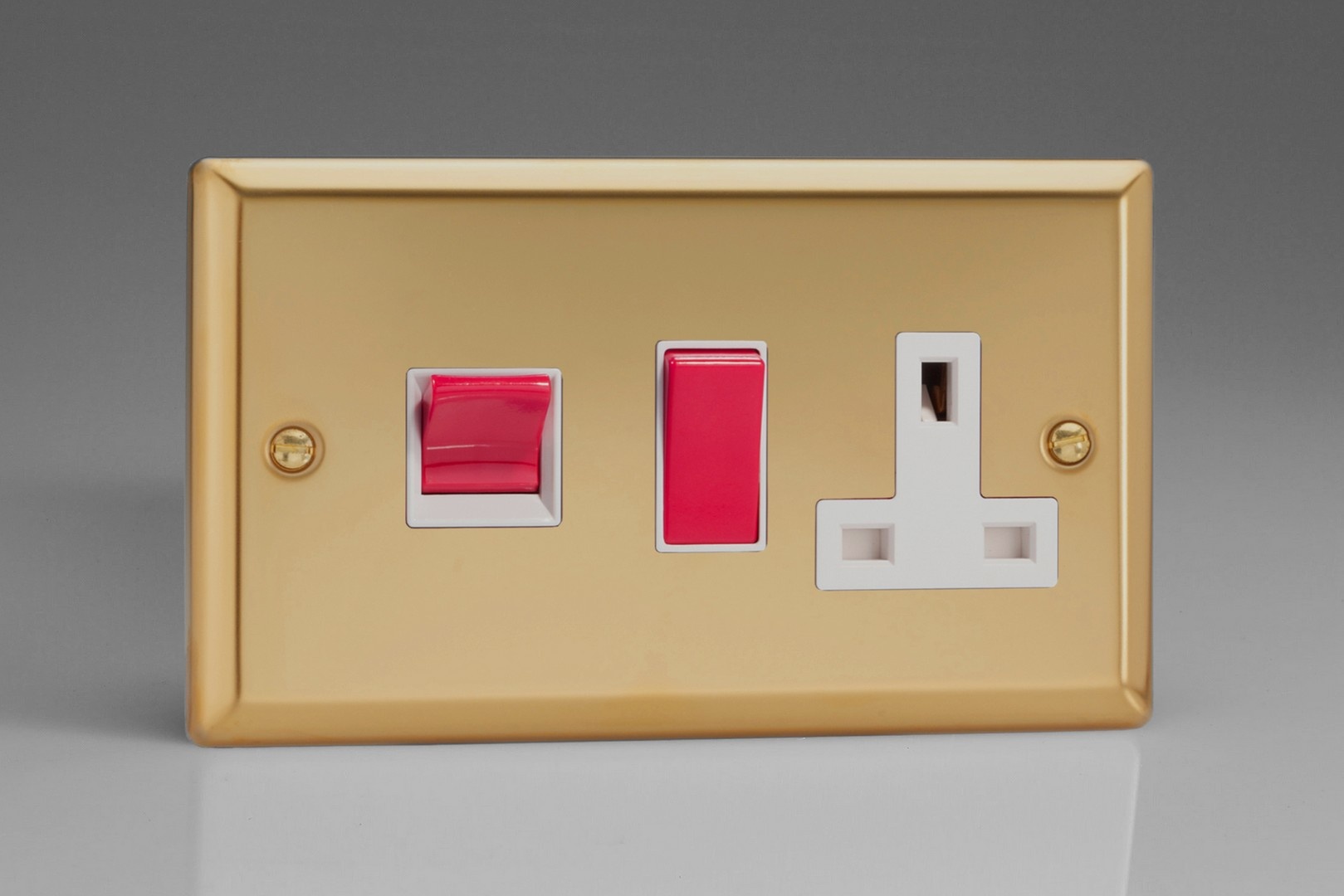 Varilight Classic 45A Cooker Panel with 13A Double Pole Switched Socket ...