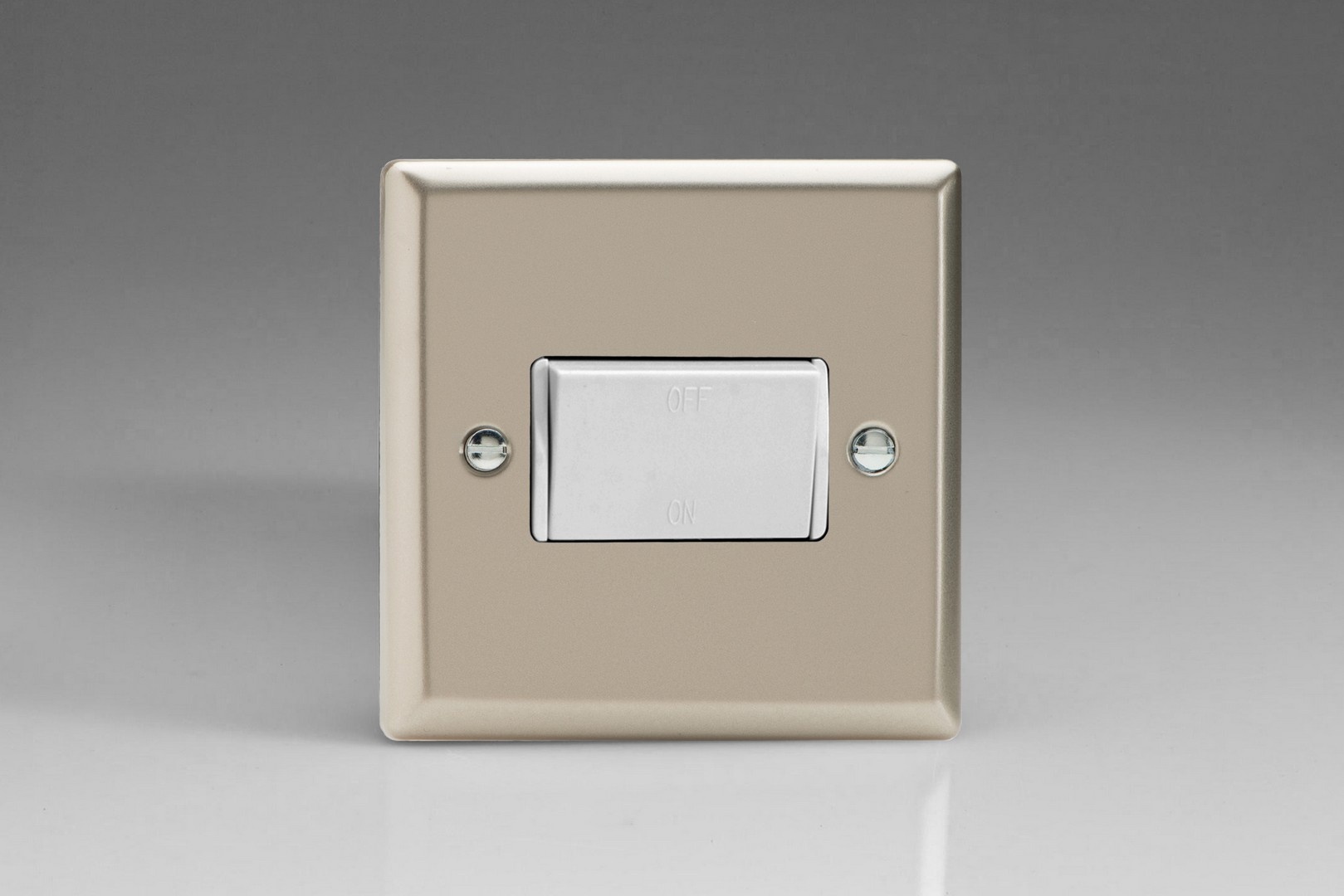 Varilight Classic 10A Fan Isolating Switch (3 Pole) White Satin White ...