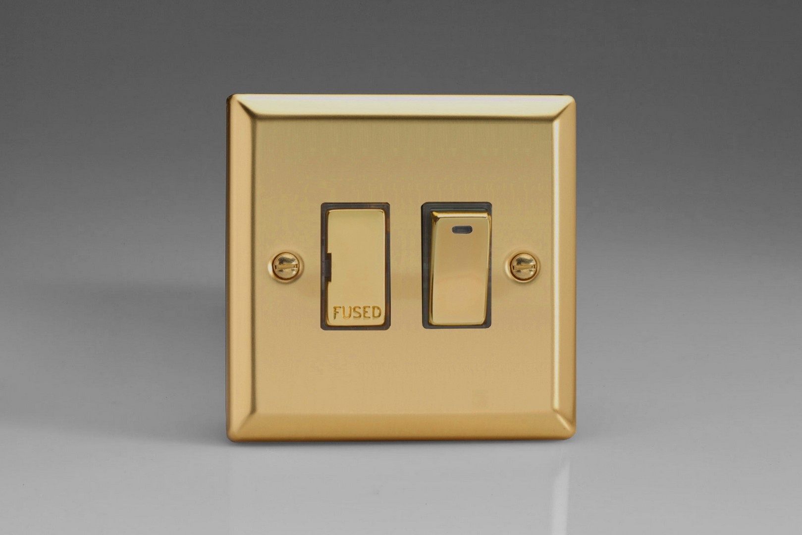 Varilight Classic 13A Switched Fused Spur + Neon with Metal Inserts ...