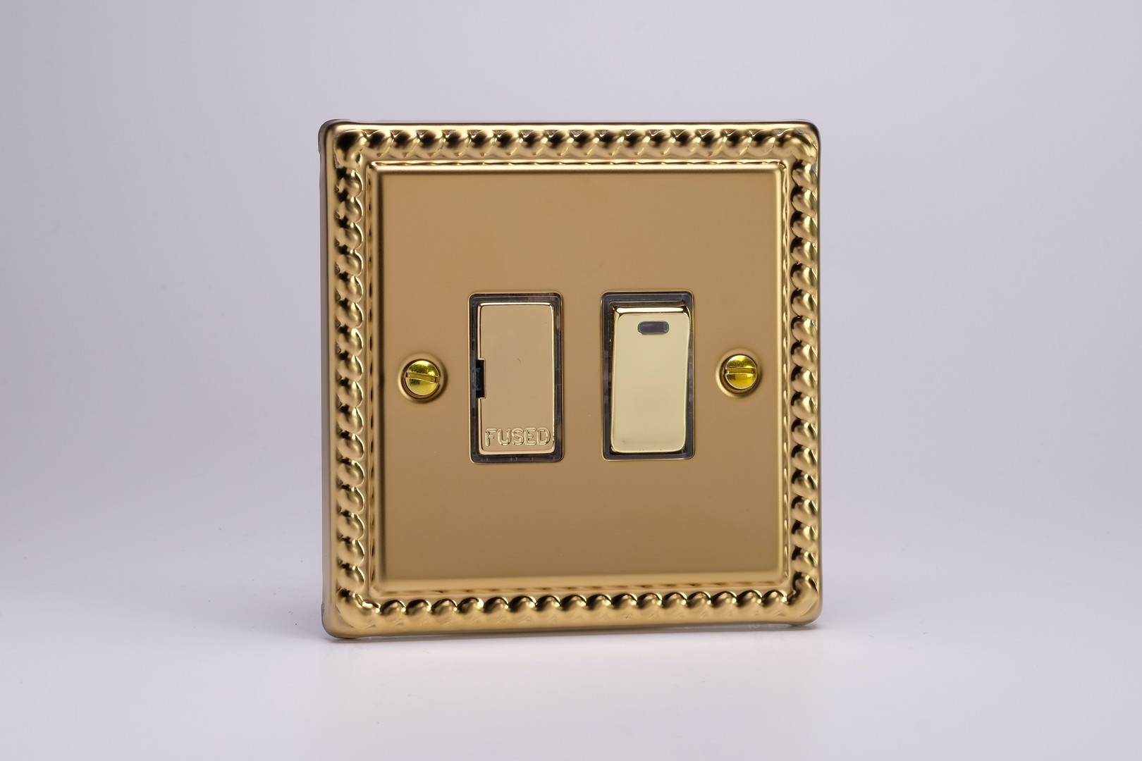 Varilight Classic 13A Switched Fused Spur + Neon with Metal Inserts ...