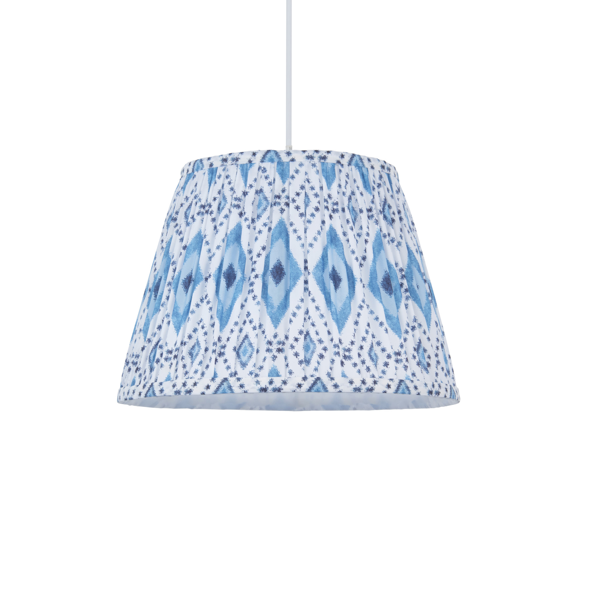 Pattern Shade Blue - The Factory Shop - Poole Lighting