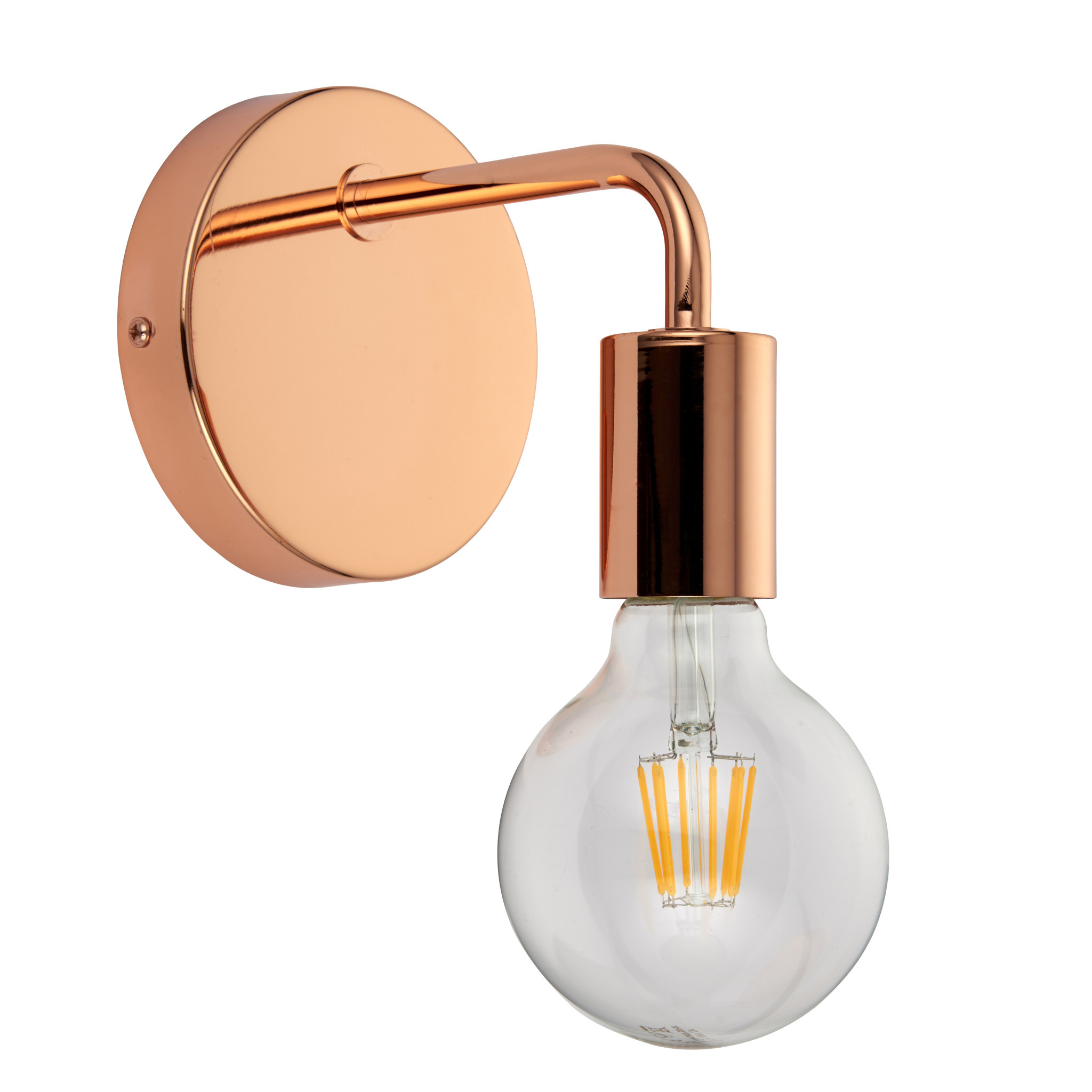 Adonis Wall Light Copper - The Factory Shop - Poole Lighting