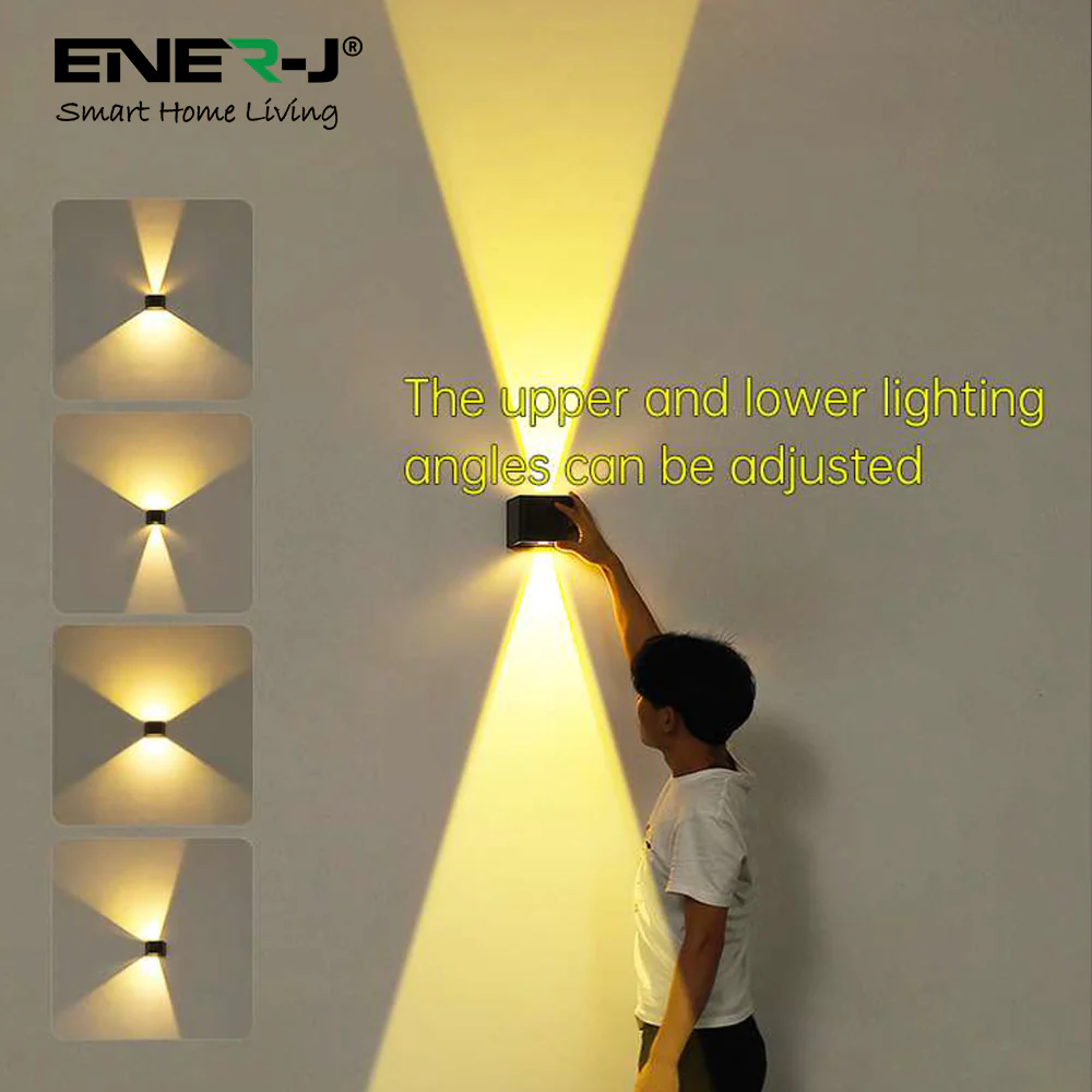 Solar Powered, Adjustable Beam Angle Wall Light - The Factory Shop ...