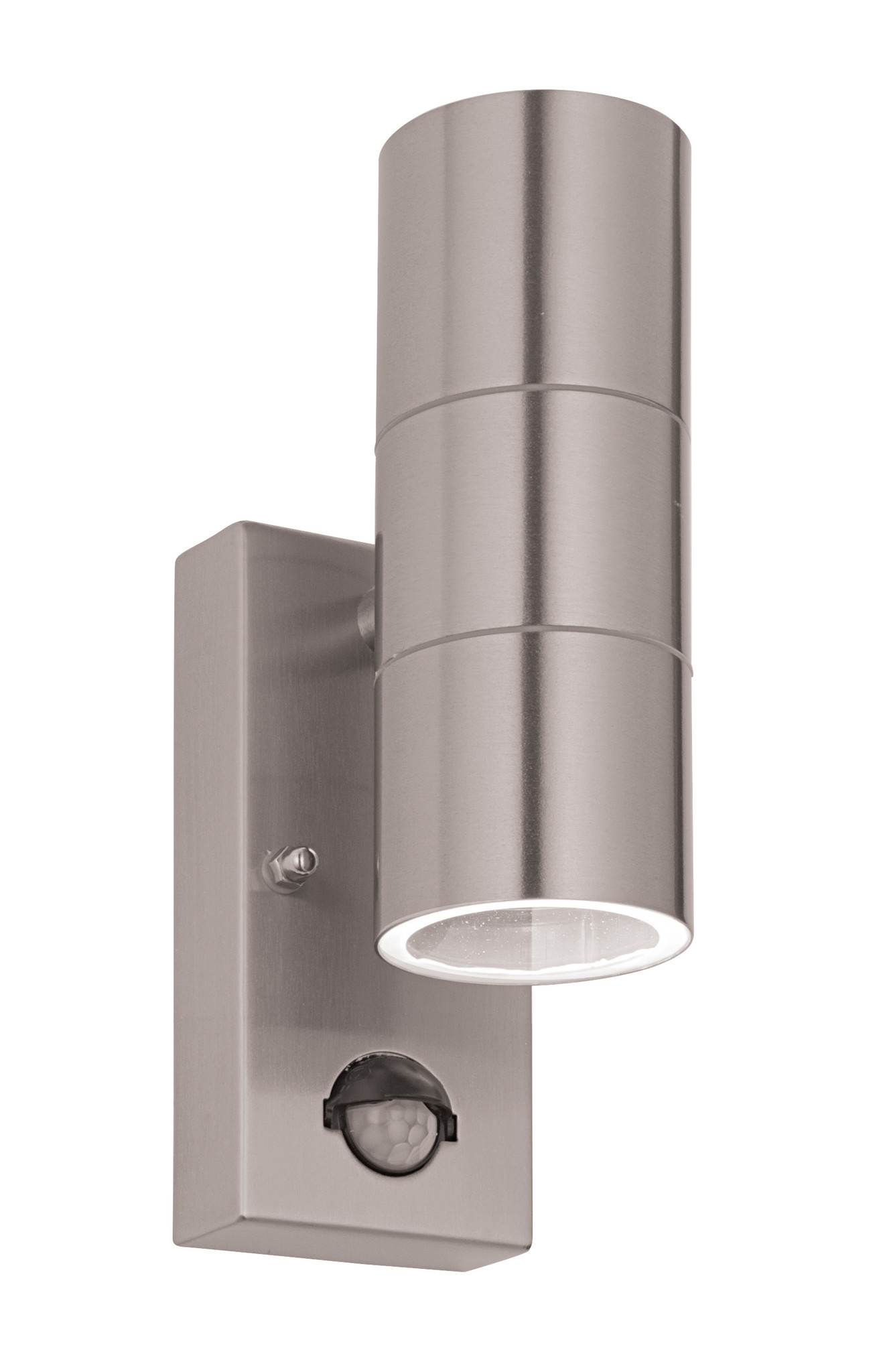 Strom 2lt Steel LED-PIR - The Factory Shop - Poole Lighting