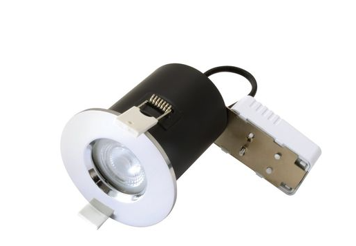 Fire Rated Downlight Fixed GU10 IP65 Chrome - The Factory Shop - Poole ...
