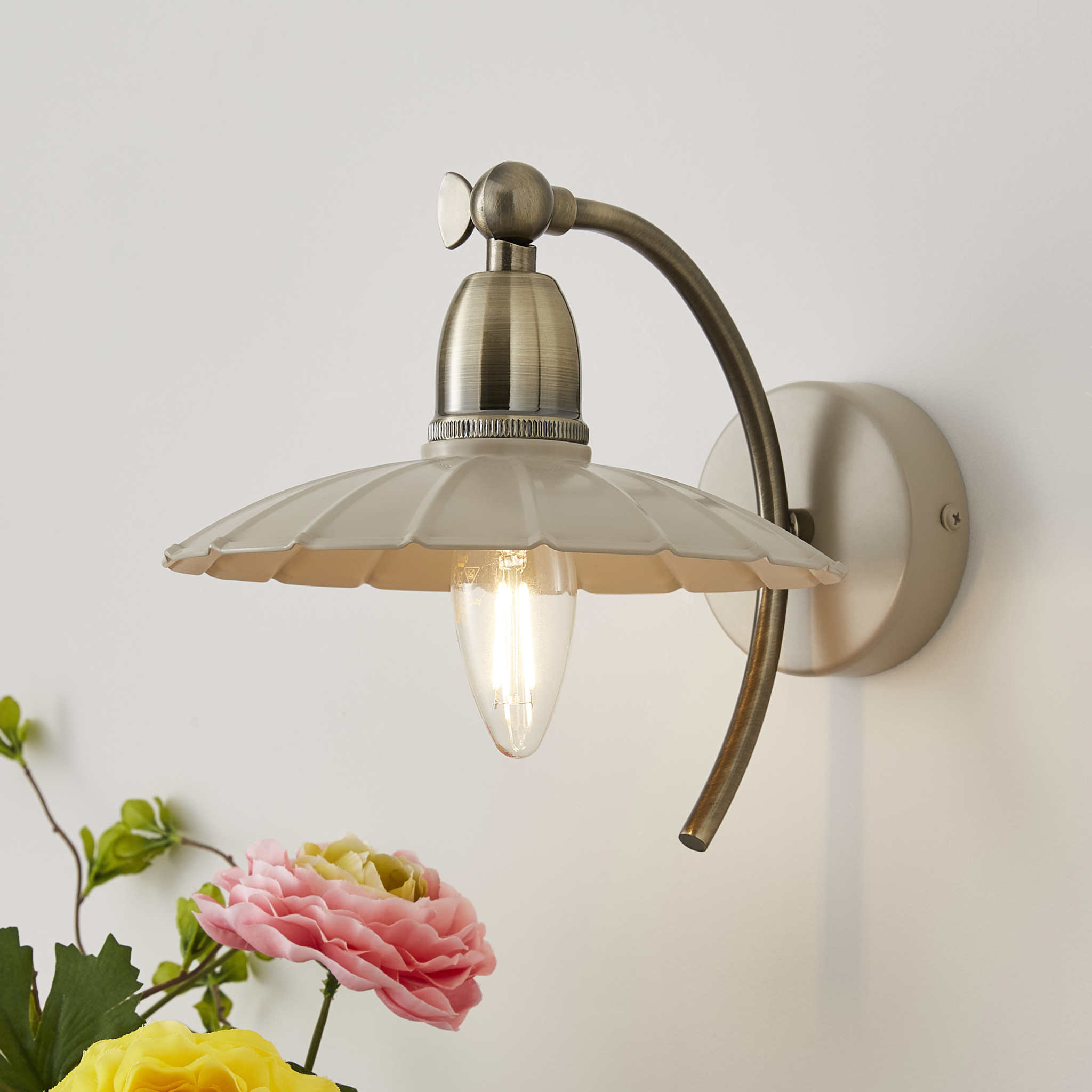 Maya Scallop Wall Light - The Factory Shop - Poole Lighting