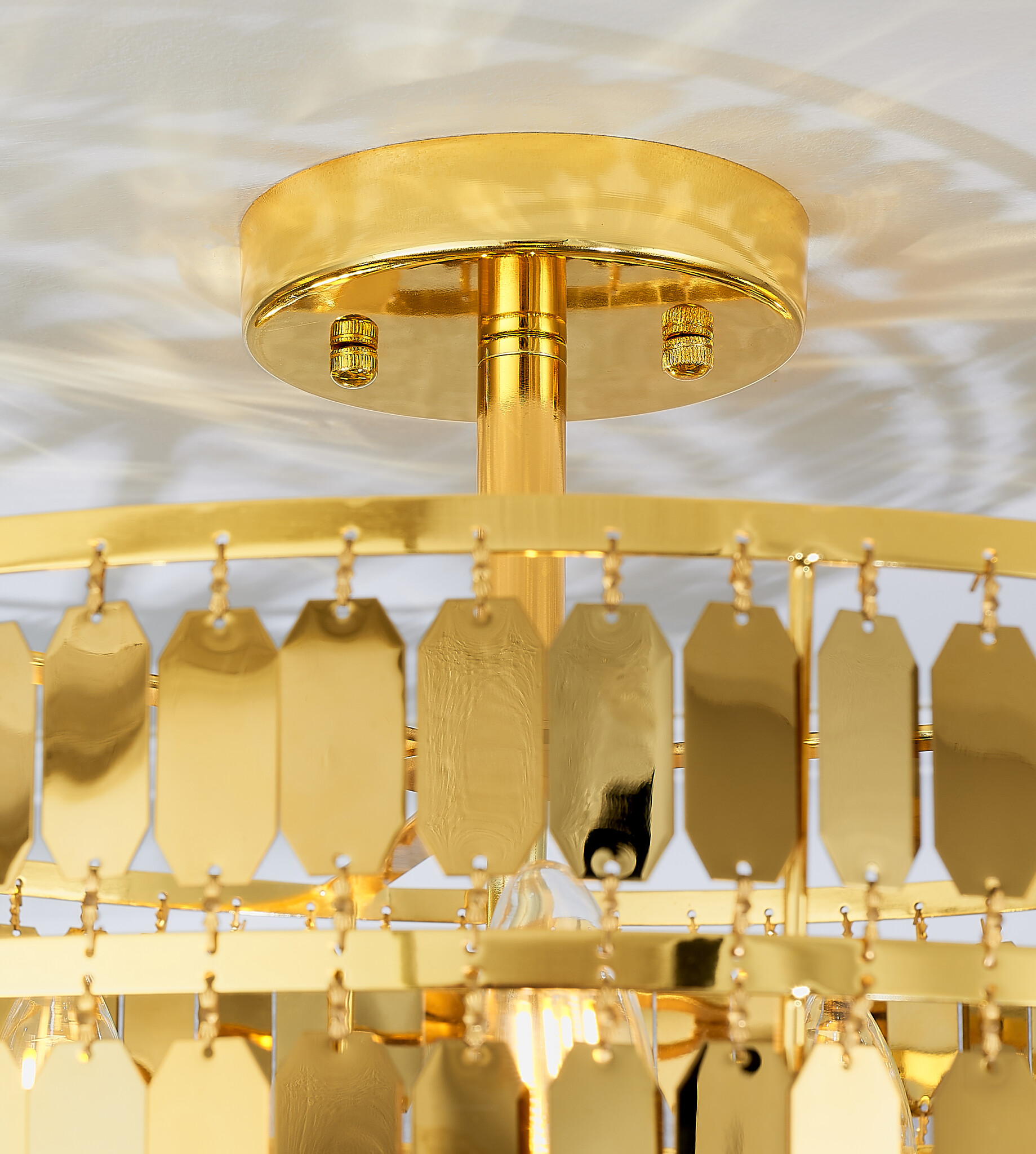 Eldora 3lt flush - Gold - The Factory Shop - Poole Lighting