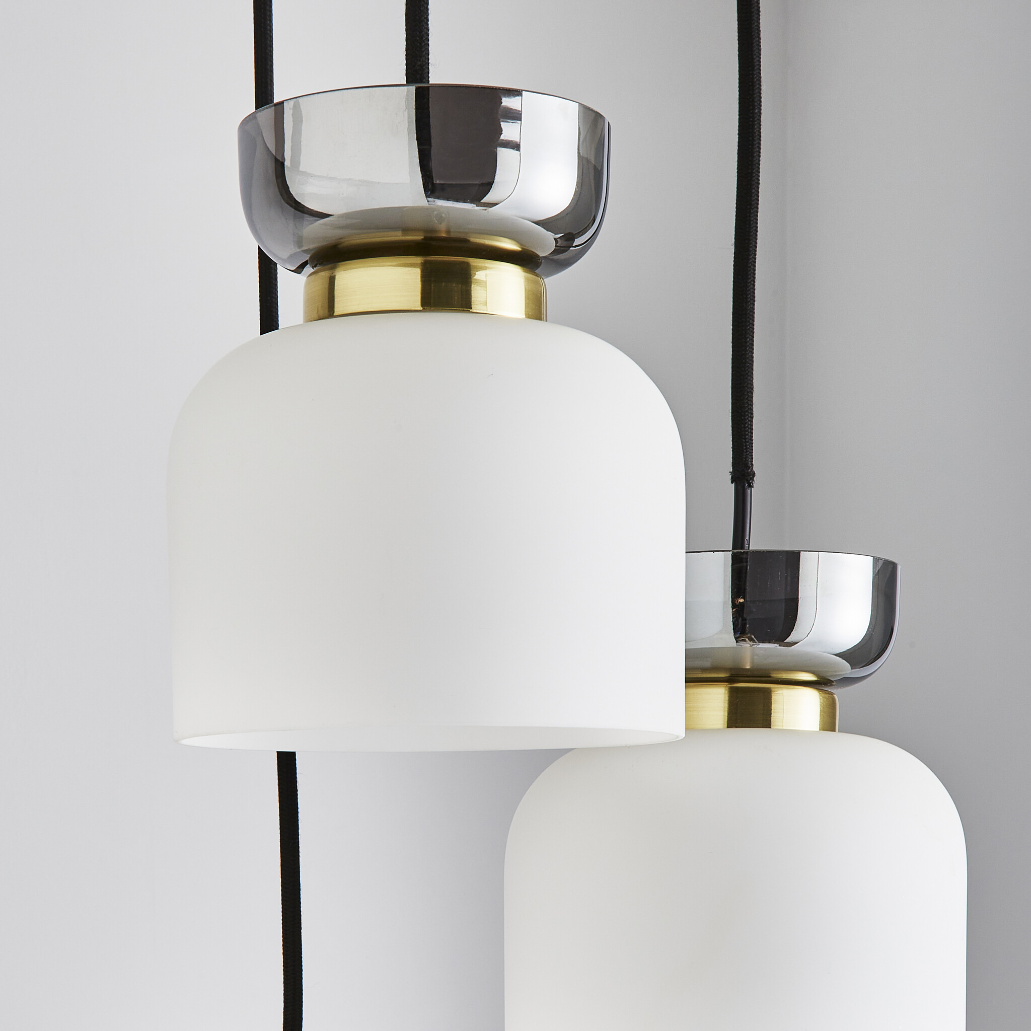 Tien 3lt Pendant White - The Factory Shop - Poole Lighting