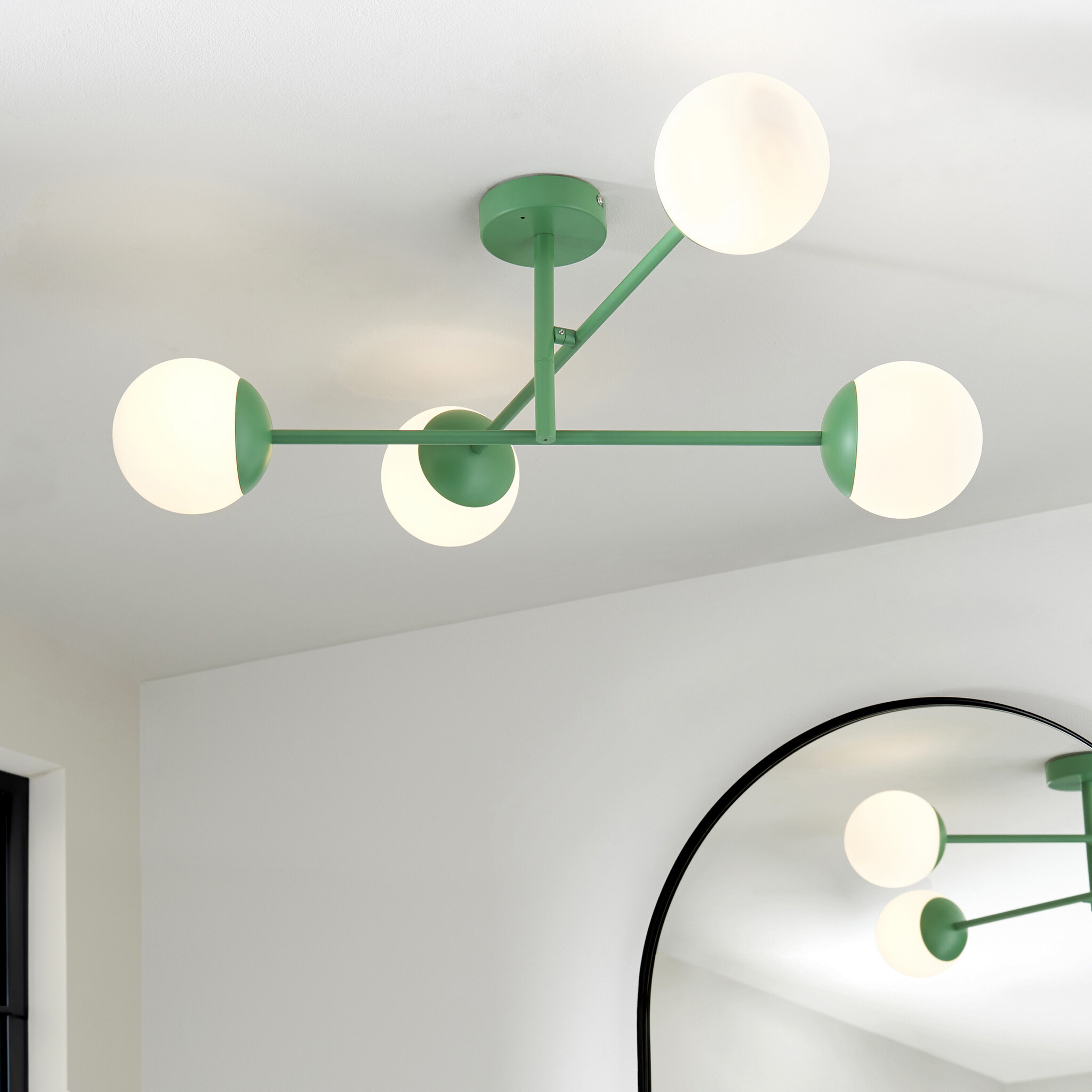 Tela Bathroom 4 Lt Ceiling Fitting Em - The Factory Shop - Poole Lighting