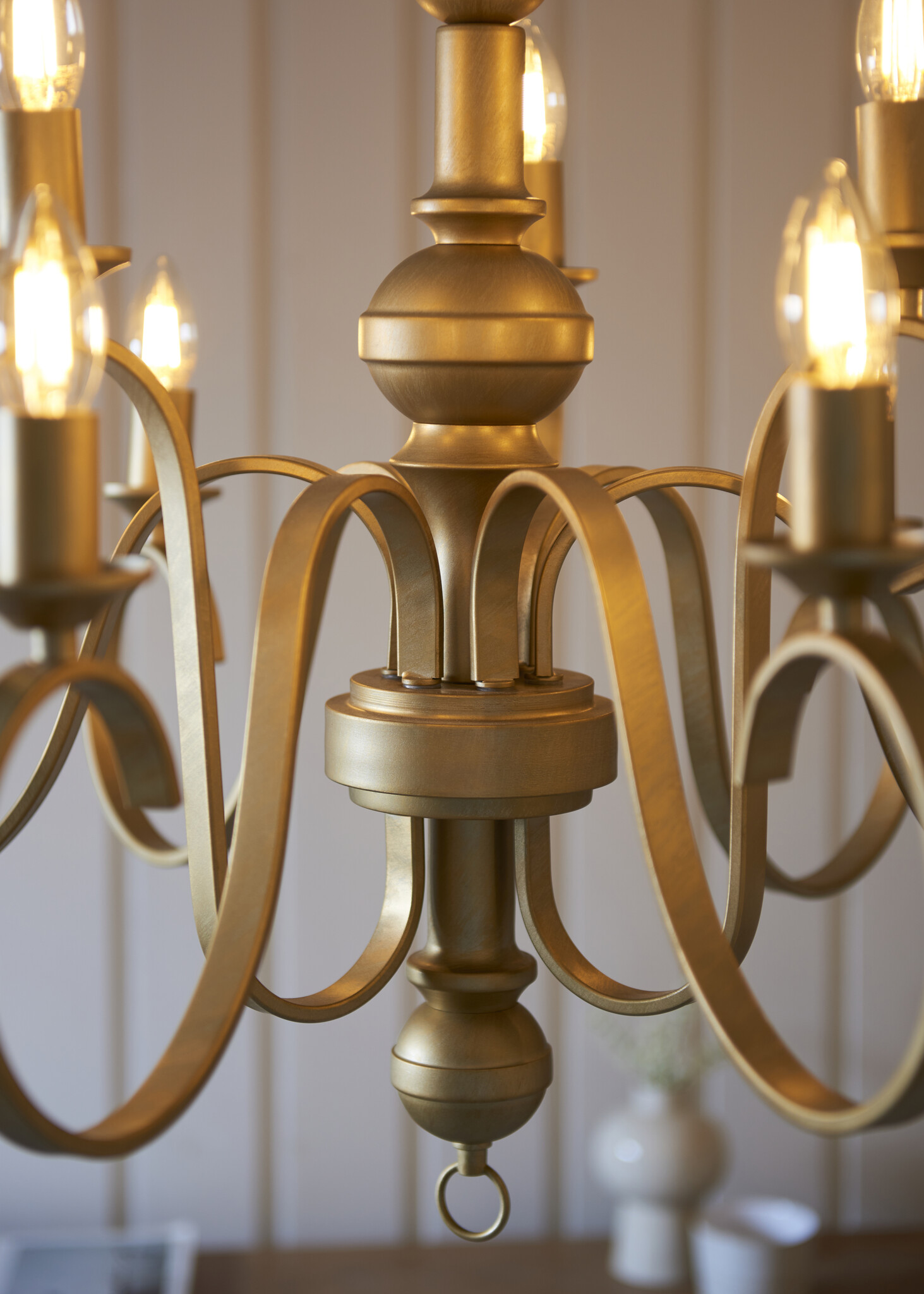 Carlita XL 9lt Pendant Gold - The Factory Shop - Poole Lighting
