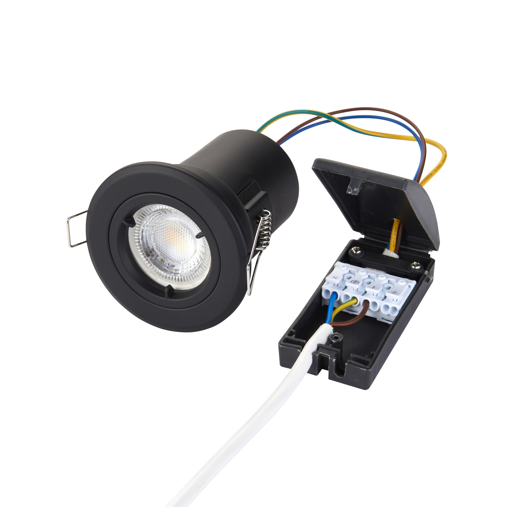Shieldplus Mv Fixed 50W Recessed - Matt Black - The Factory Shop ...