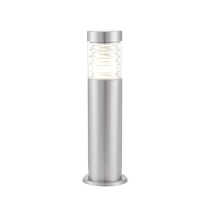 Equinox LED post IP44 10W cool white floor - marine grade br stainless ...