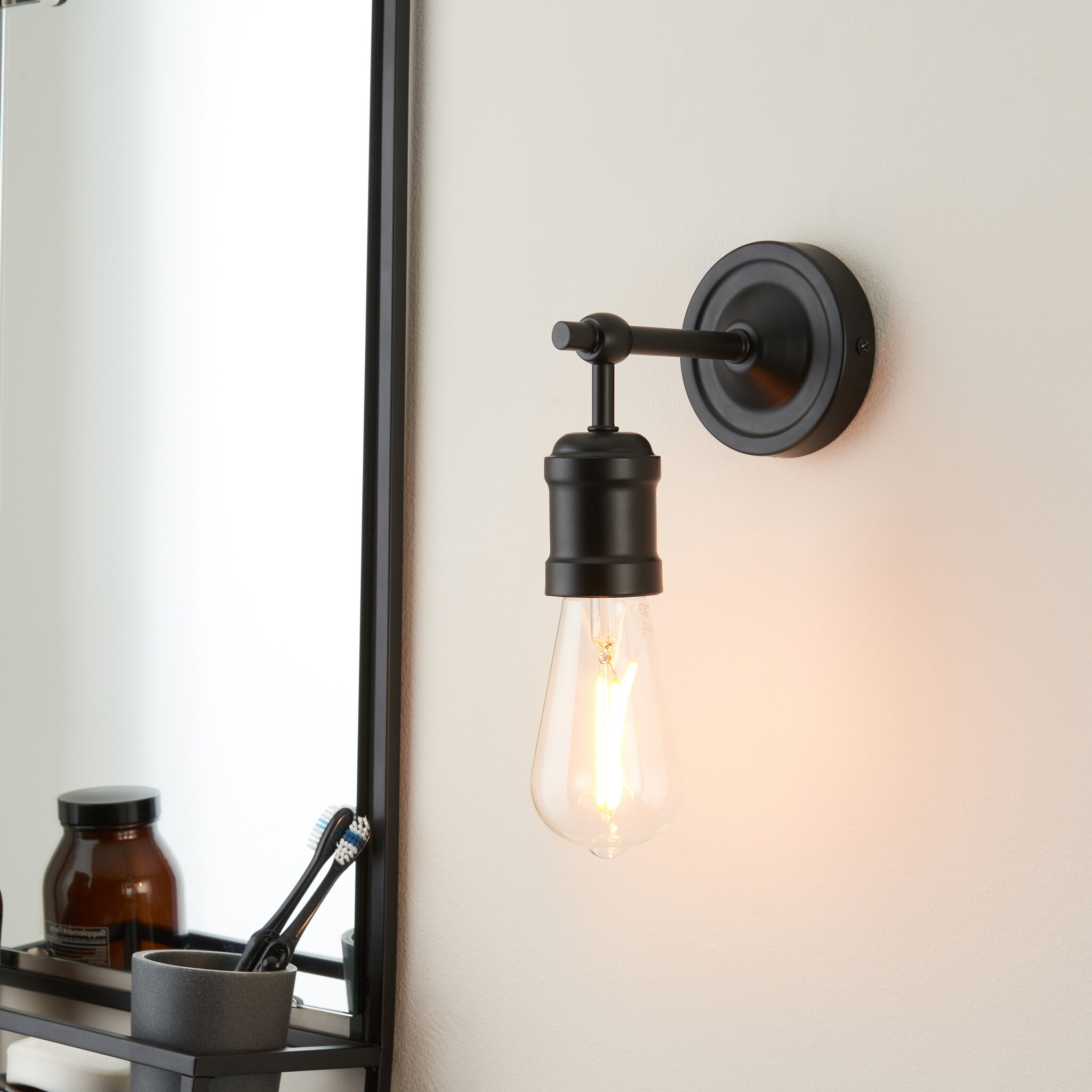 Kyron 1lt Wall - The Factory Shop - Poole Lighting