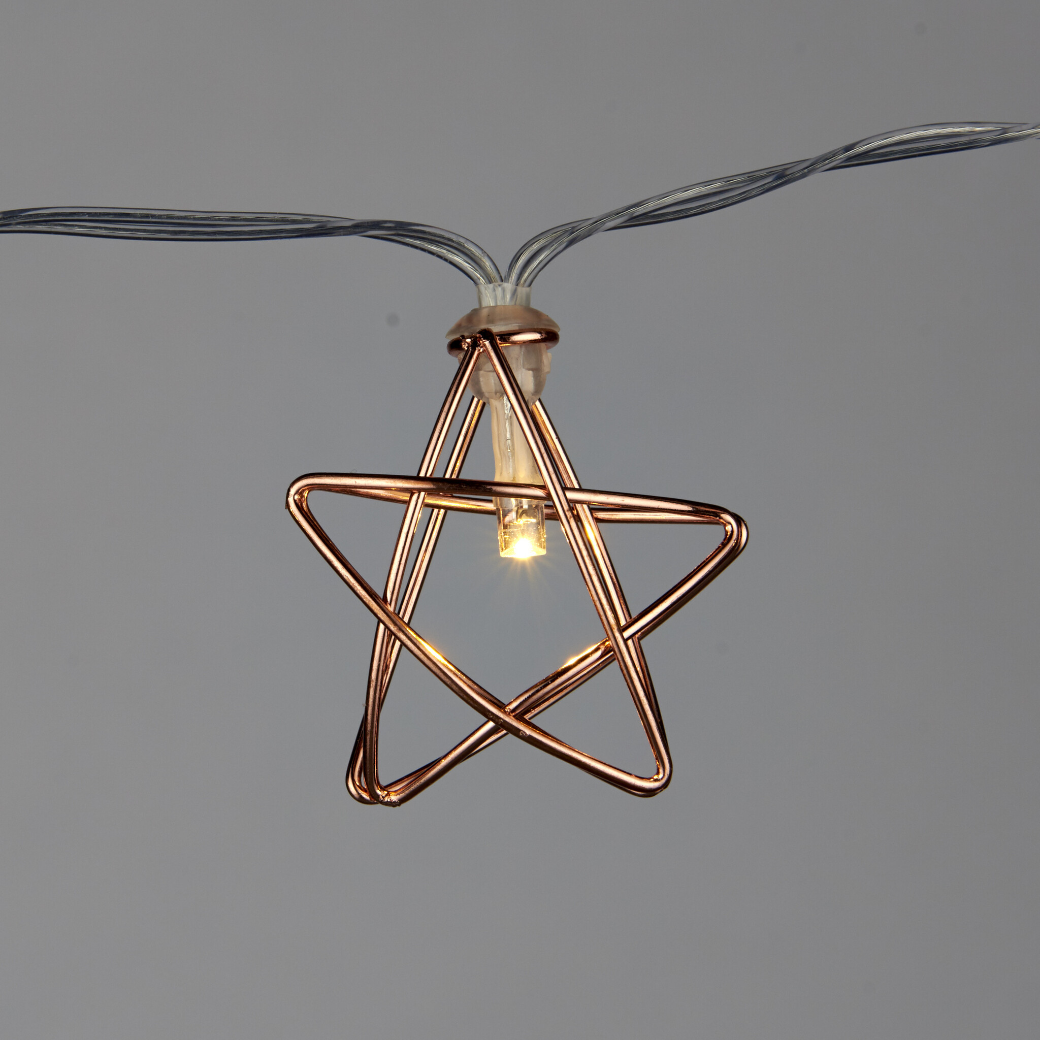 Wire Star Line Lights - The Factory Shop - Poole Lighting