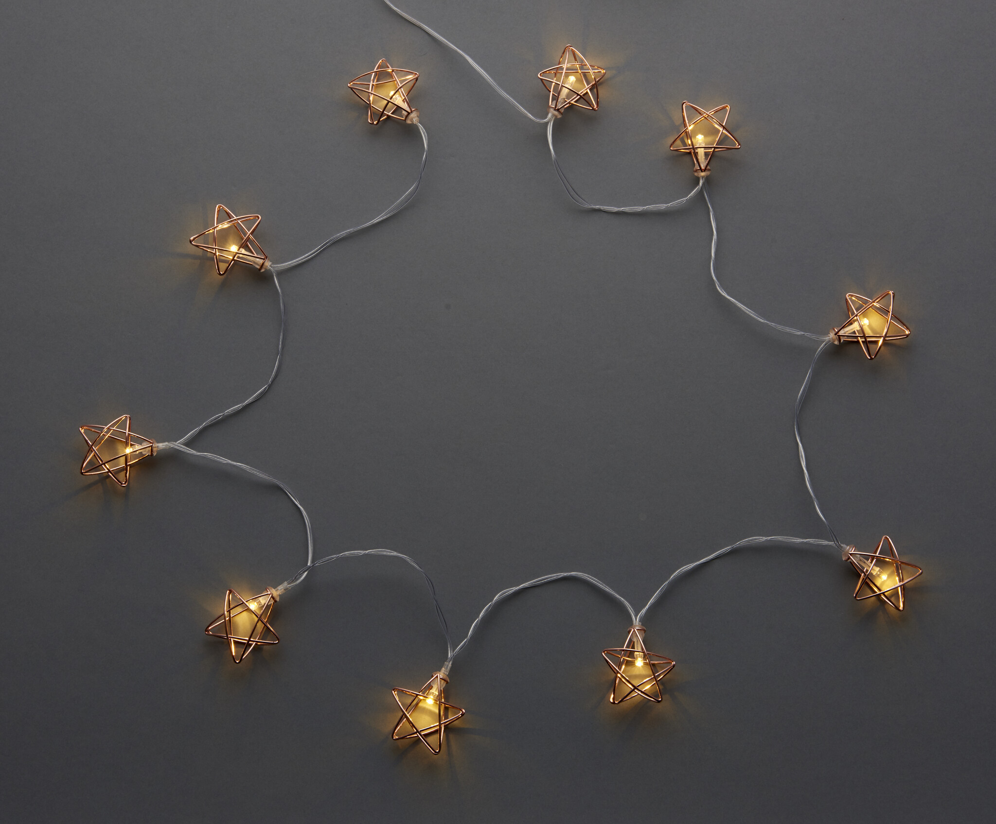 Wire Star Line Lights - The Factory Shop - Poole Lighting