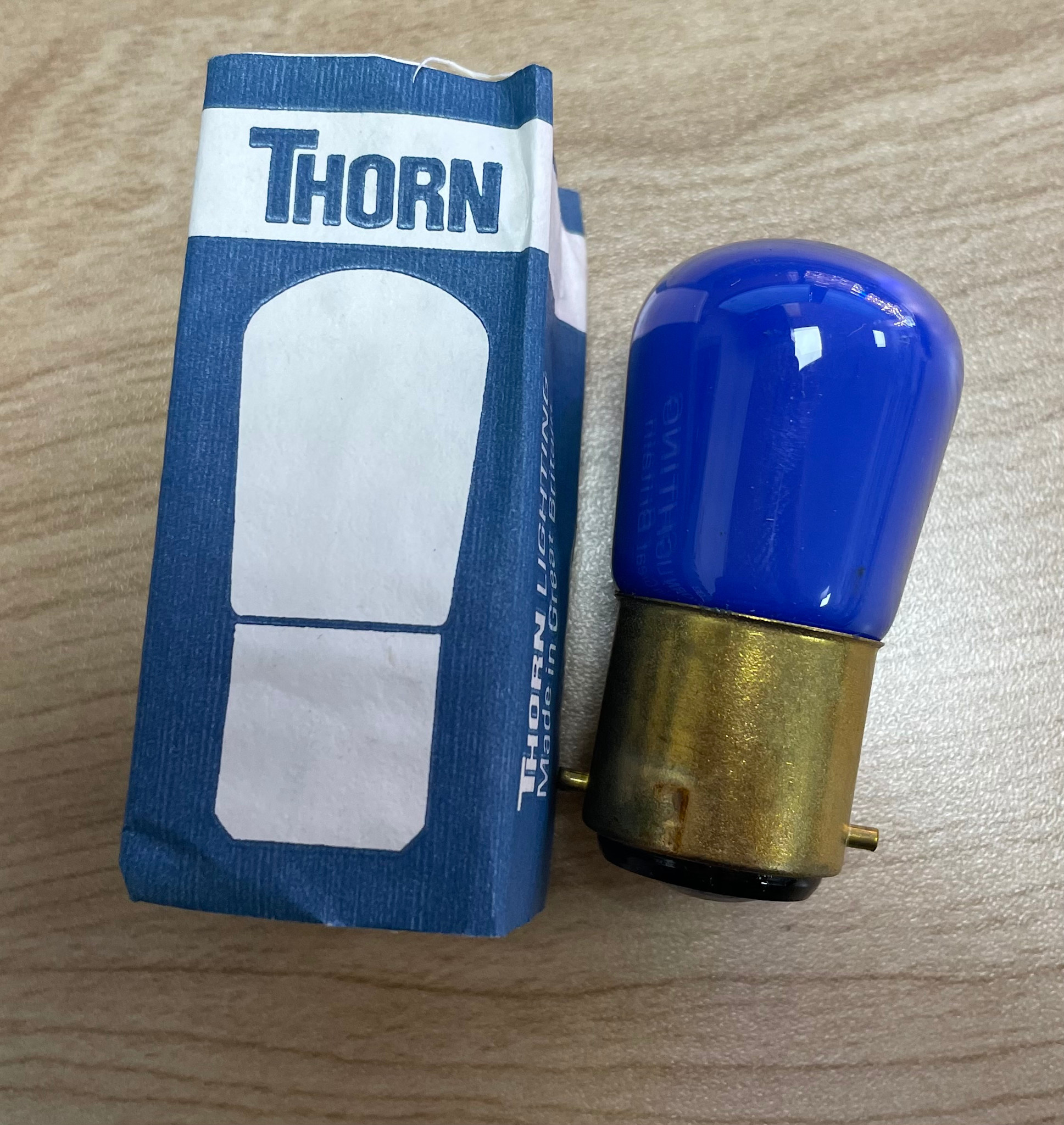 Thorn EMI B22 15W Blue Pygmy - The Factory Shop - Poole Lighting