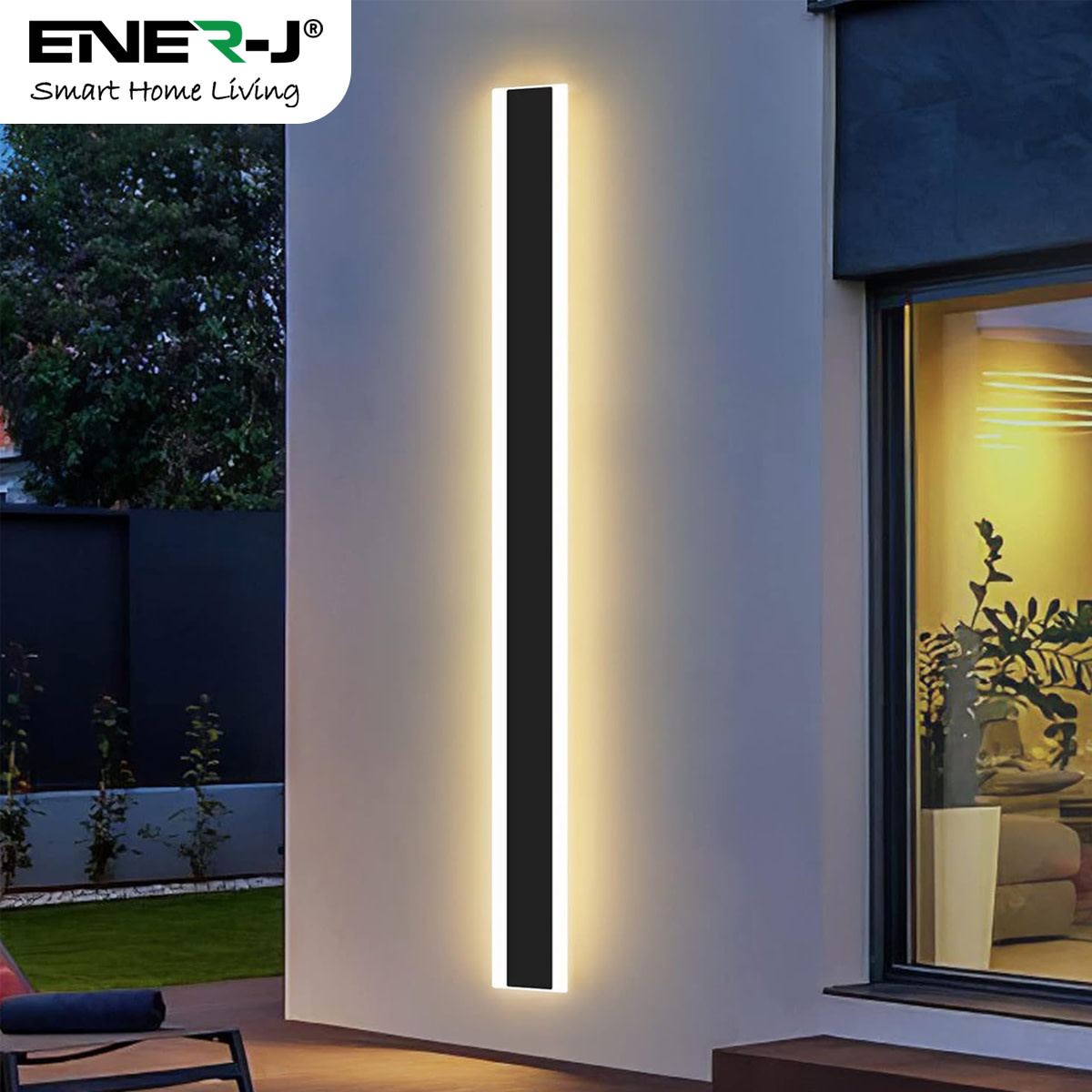 24W Outdoor Acrylic Wall Lights CCT Switchable & Dimmable with Remote ...
