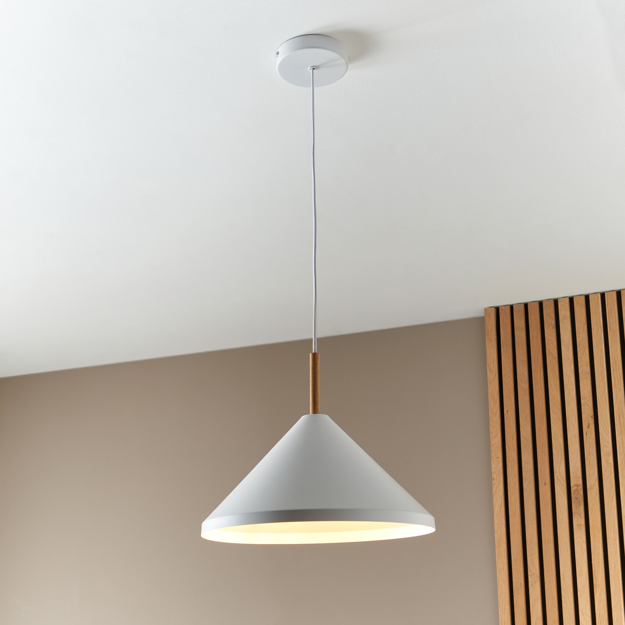 Gino 1 Light Pendant Ceiling Fitting 35cm - The Factory Shop - Poole ...