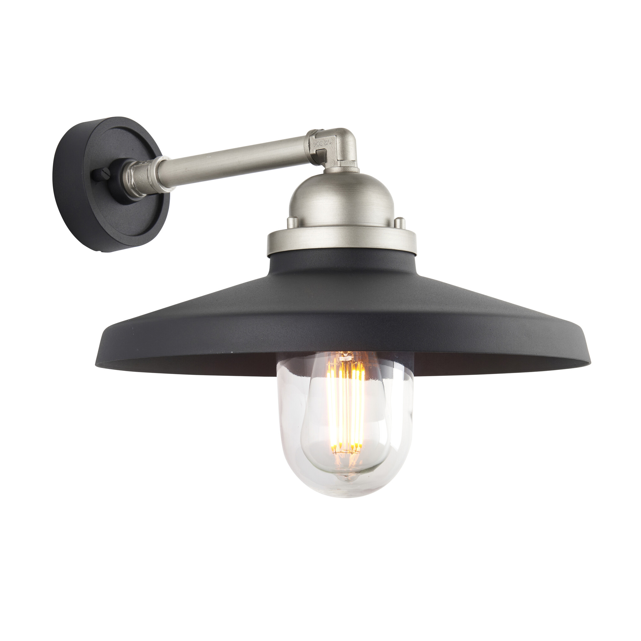 Holden Wall IP44 - Black - The Factory Shop - Poole Lighting