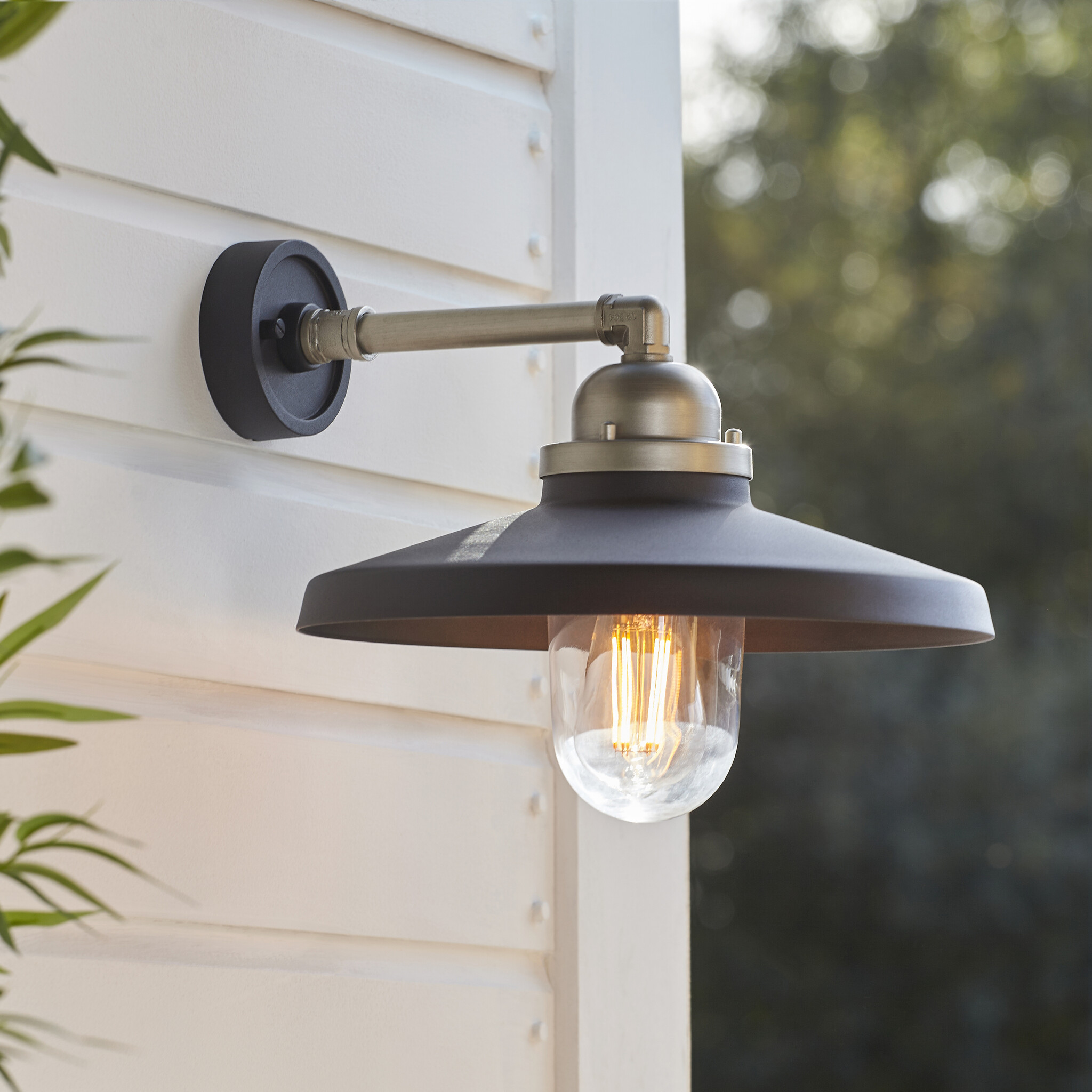 Holden Wall IP44 - Black - The Factory Shop - Poole Lighting