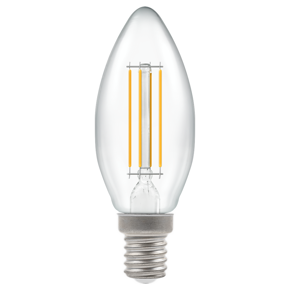LED Filament Candle Clear Dimmable 5.9W 2700K SES-E14 - The Factory ...