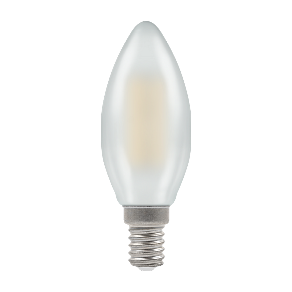 LED Filament Candle Pearl Dimmable 5W 4000K SES-E14 - The Factory Shop ...