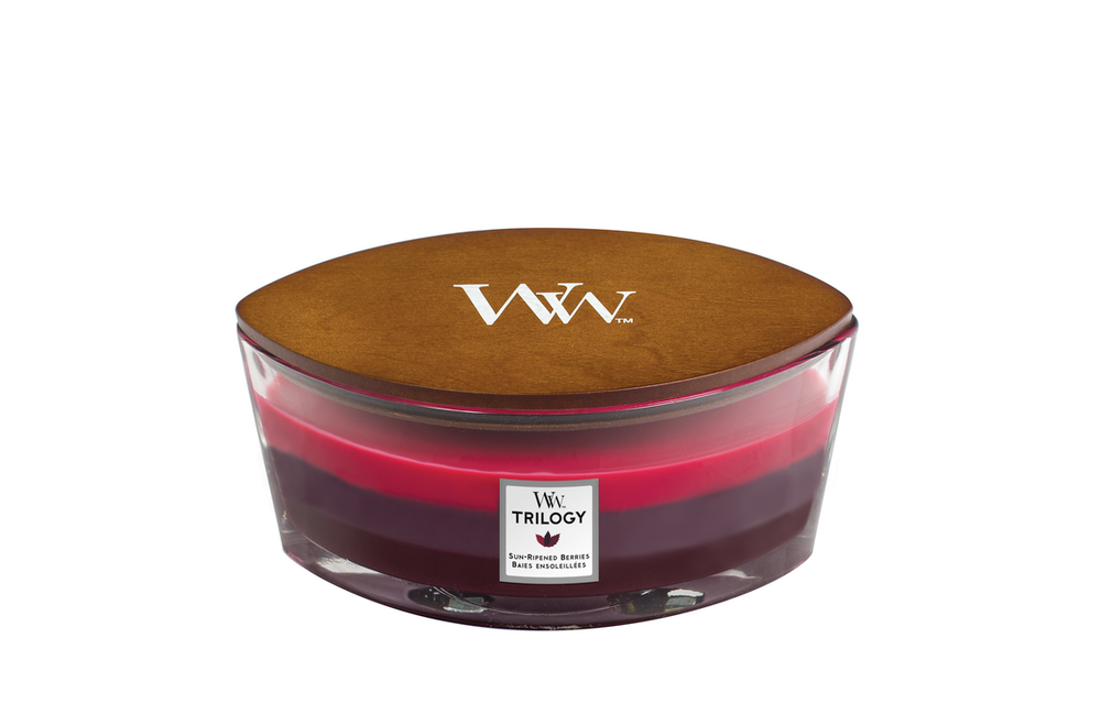 Woodwick - Geurkaars ellipse Trilogy Sun Ripened Berries kopen? (Tip ...
