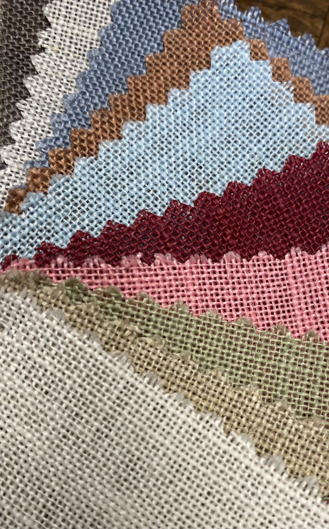 Toile a broder 12 fils - Le Grenier du Lin