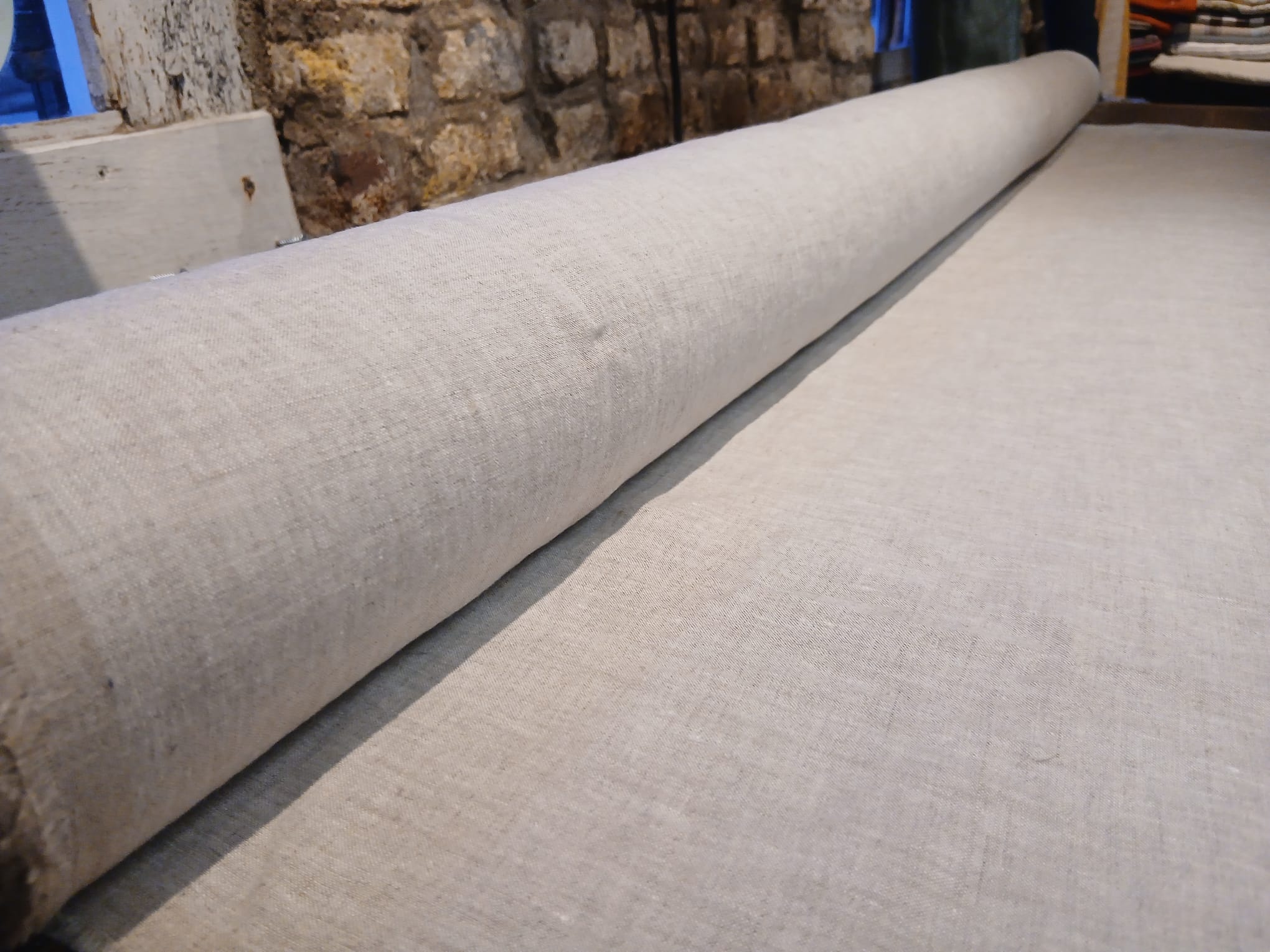 tissu en lin naturel au mètre - Le Grenier du Lin