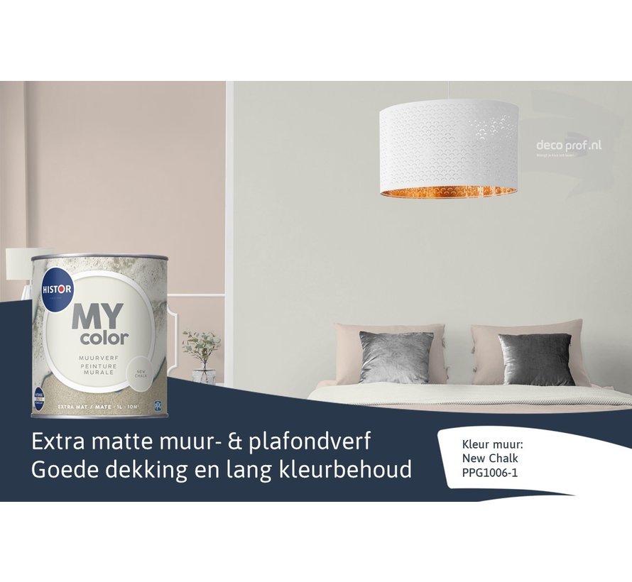 Histor My Color Muurverf Extra Mat New Chalk bestellen? - Decoprof.nl