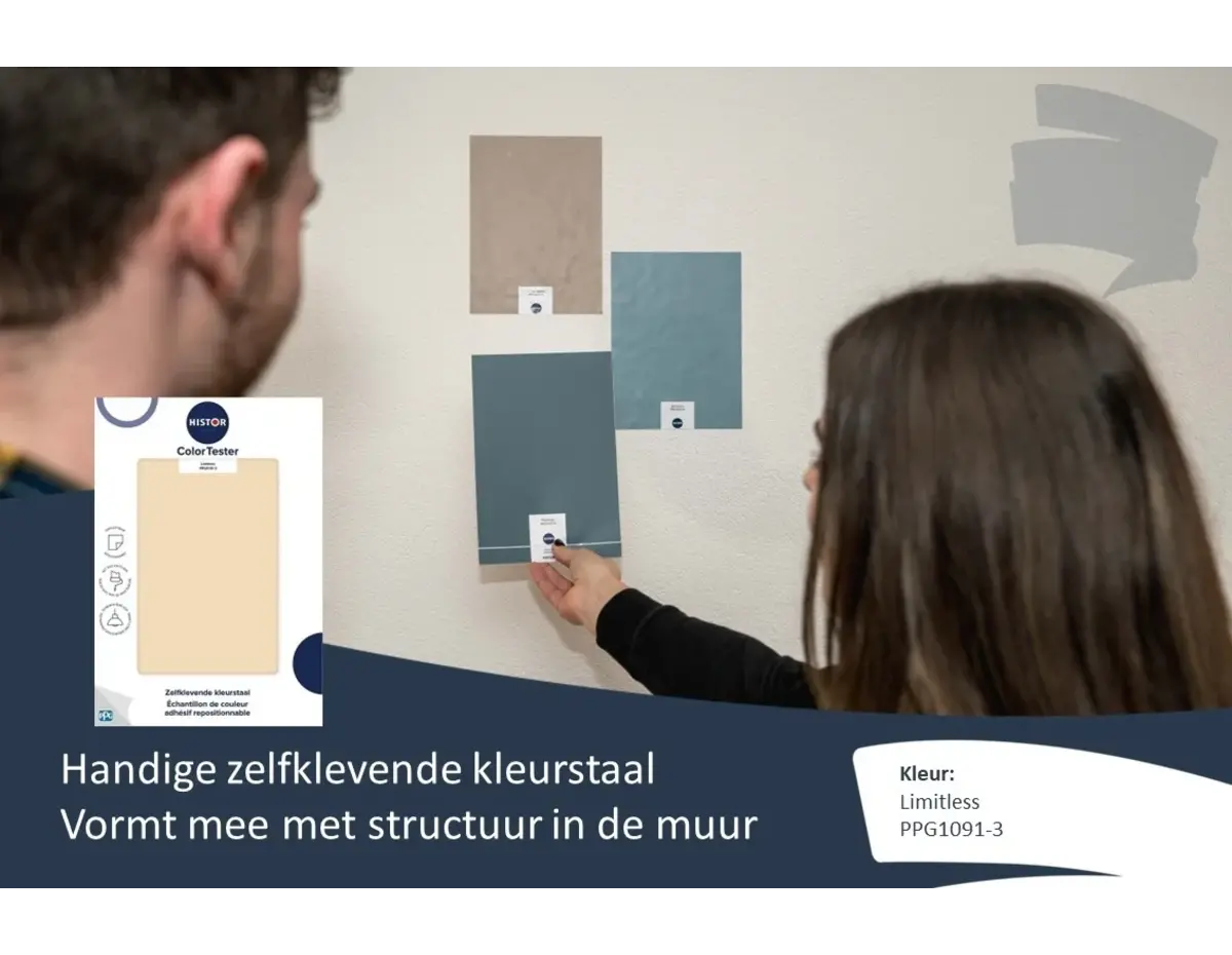 Histor Colortester Limitless PPG1091-3 bestellen? - Decoprof.nl