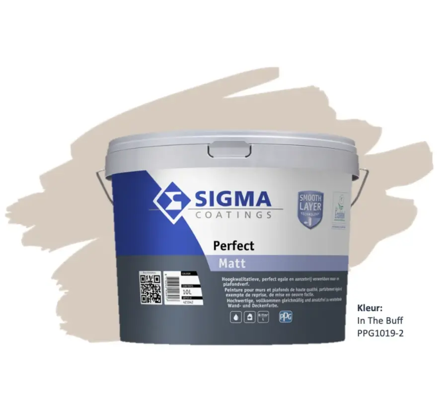 Sigma Perfect Matt in de kleur PPG1019-2 In The Buff - Decoprof.nl