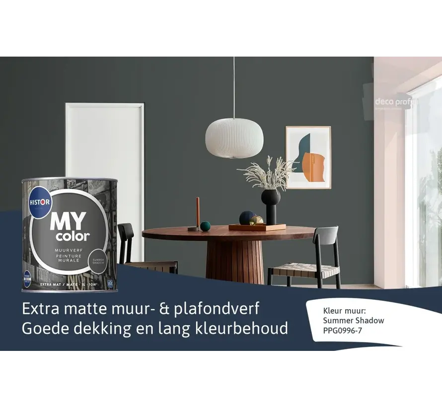 Histor My Color Muurverf Extra Mat Summer Shadow bestellen? - Decoprof.nl